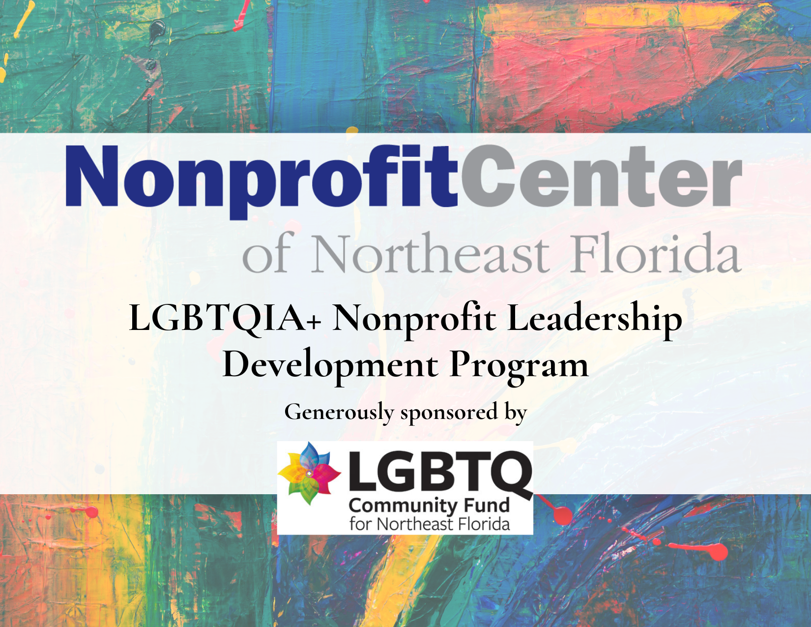 2026 LGBTQIA+ Nonprofit Leadership Development Program - Nonprofit Center of Northeast Florida
